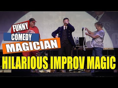 Comedy Magician Improv With Two Hilarious Volunteers - Christopher James