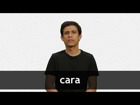 Traducción en inglés de “CARA” | Collins Diccionario español-inglés