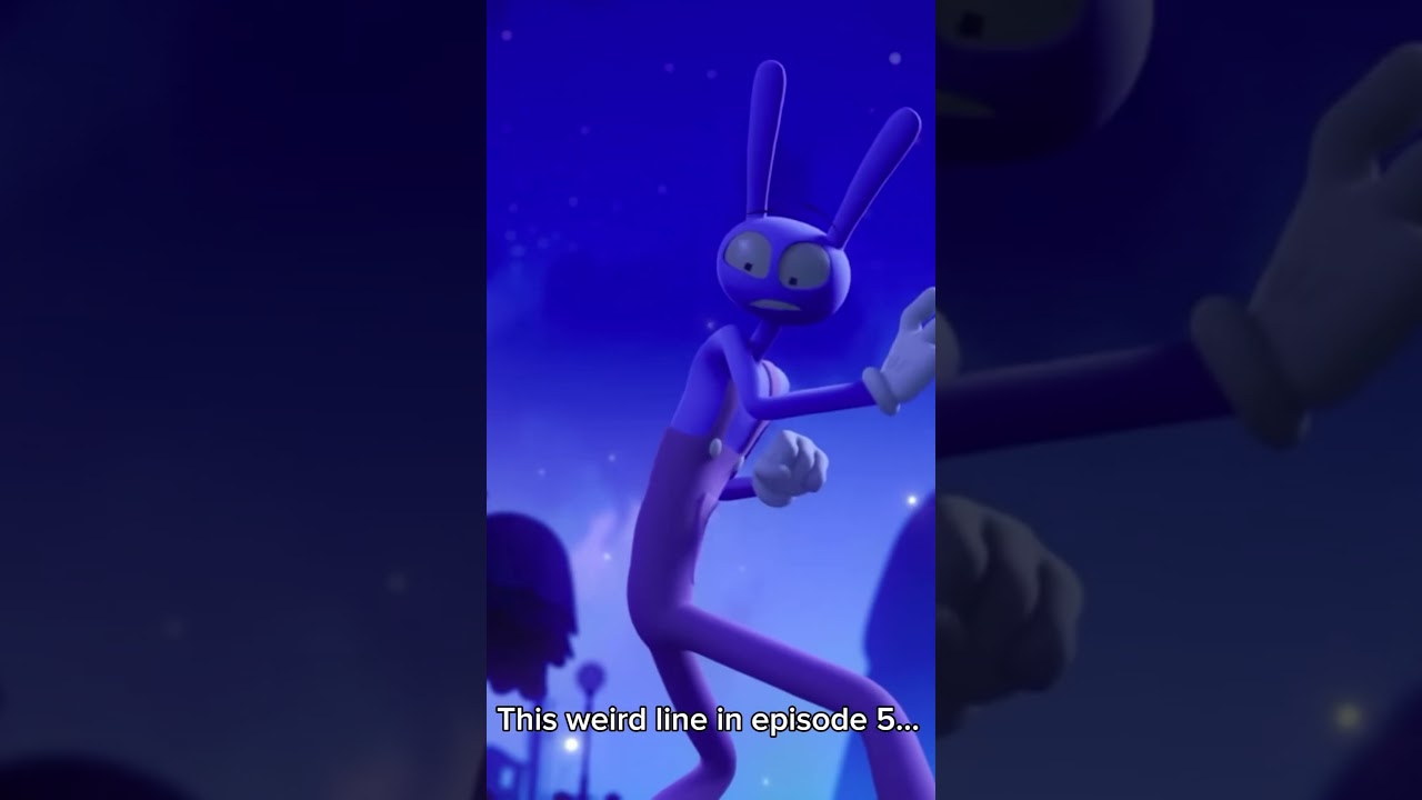 Oh? #tadc #theamazingdigitalcircus #jax #funnyshorts #theory #funnybunny #tadcjax #jaxdigitalcircus