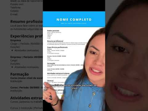 Modelo de currículo ATUALIZADO! (2023)
