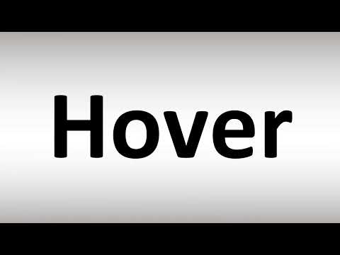 How to Pronounce 'Hover' Correctly