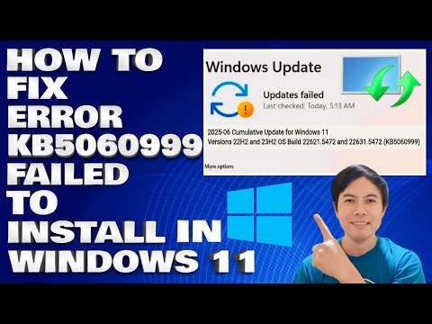To Fix Windows Update Error KB5060999 Failed To Install in Windows 11
