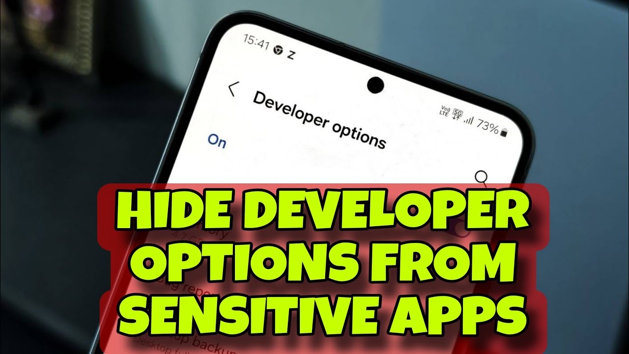 HOW TO HIDE DEVELOPER OPTIONS FROM SENSITIVE ANDROID APPS
