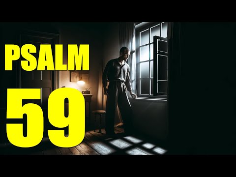 Psalm 59 Reading: Deliver Me From My Enemies, My God (With words - KJV)