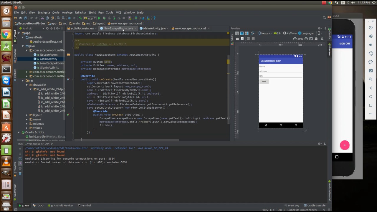 Firebase Android Tutorial - Saving Data To The Realtime Database From An App
