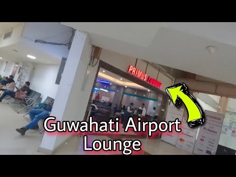 Guwahati Airport Premium Lounge !! Only 2 rupees Airport Lounge Access !!
