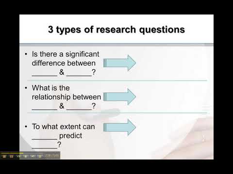 3 Types of Research Questions for Quantitative Research