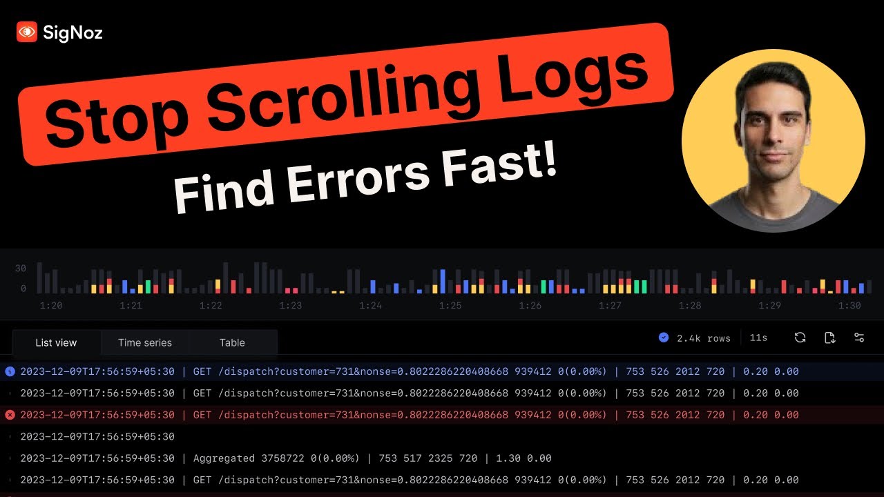 Finding Errors in Production Logs Without Endless Scrolling