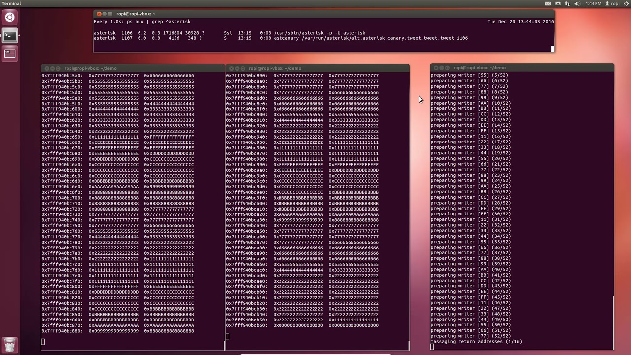 PIROP exploit injecting shellcode in Asterisk (EuroSP '18)
