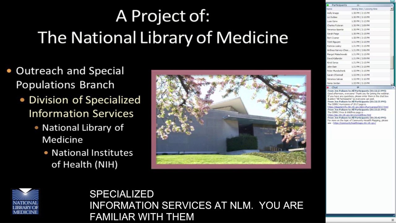 Community Health Maps: Using Mapping Tools During Disasters - October 12, 2017