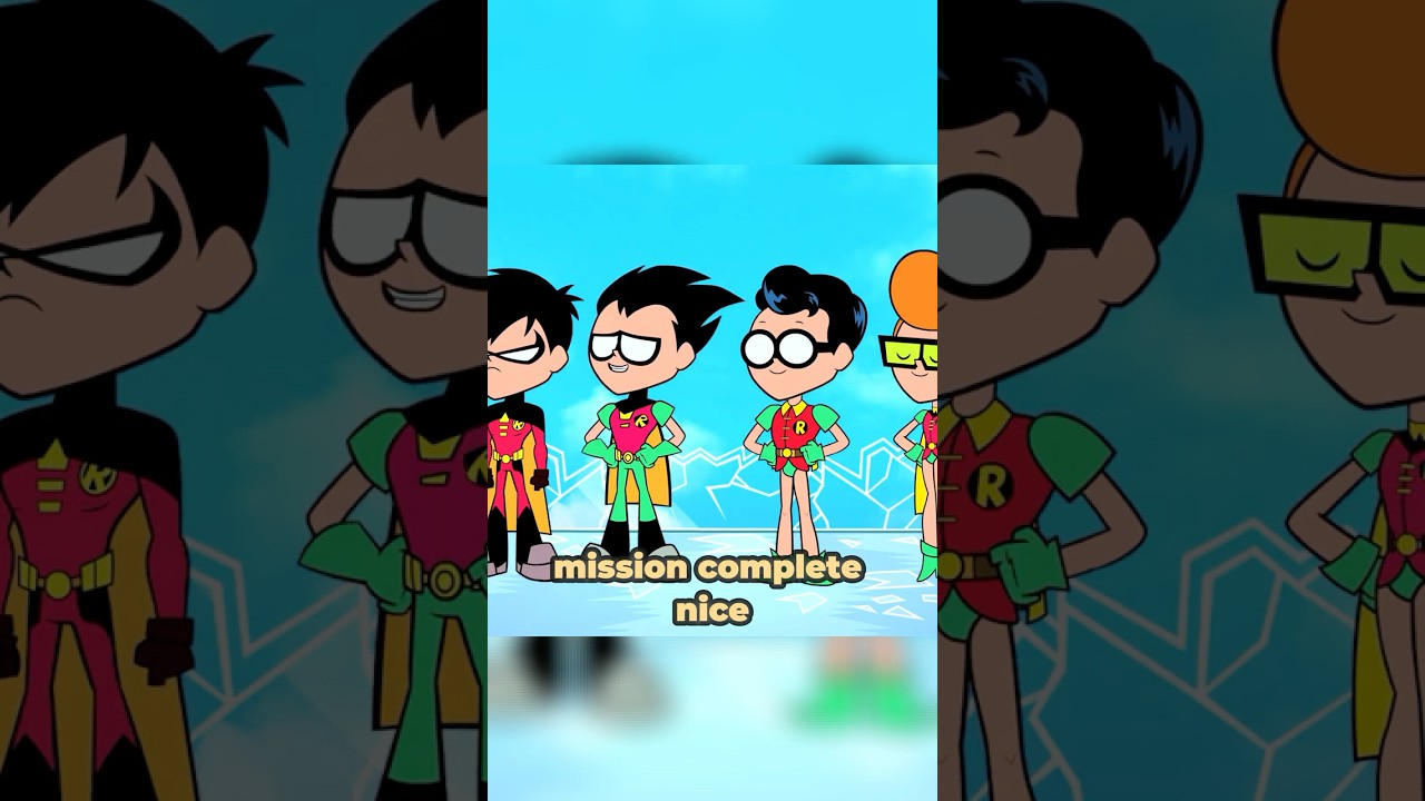 Robin calls Team Robins!?  #reels #teentitansgo #dc #funny #shorts