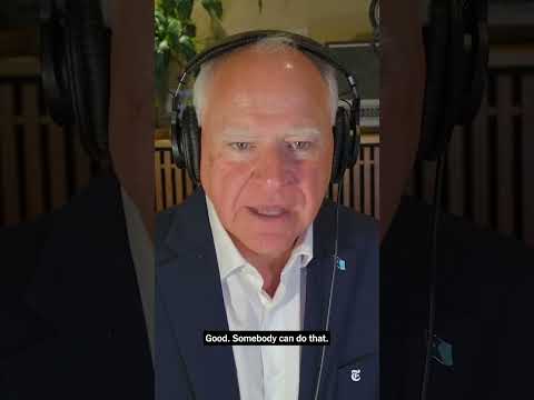 Kamala Harris’s V.P. Pick Tim Walz on Understanding Loved Ones Who Support Trump