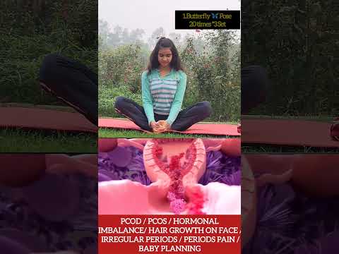 ❤️Pcod / Pcos Ke Liya Yoga Irregular Periods || PCOD Yoga For Begginers || Hormonal Imbalance Yoga