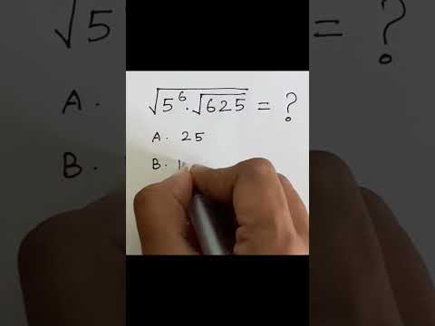 Square root with 625