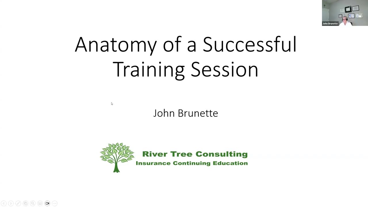 Anatomy of a Successful Training Session