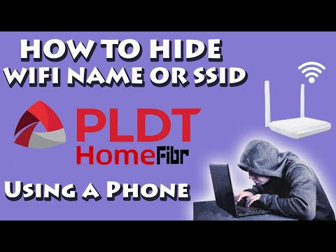 HOW TO HIDE WIFI NAME OR SSID ON PLDT HOME FIBER USING A PHONE