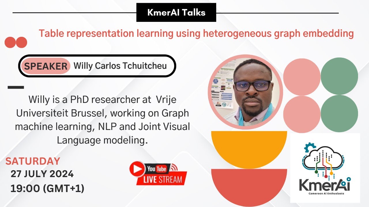 Table Representation Learning using Heterogeneous Graph Embedding- KmerAI Talk #02