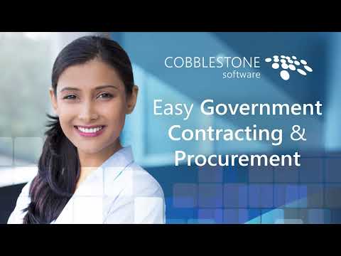 CobbleStone Software: Simplifying Government Contract Management & Procurement