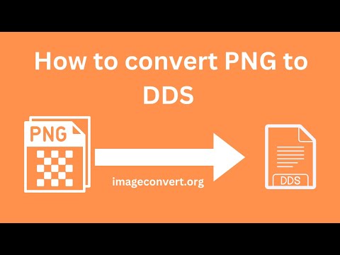 How to convert PNG to DDS