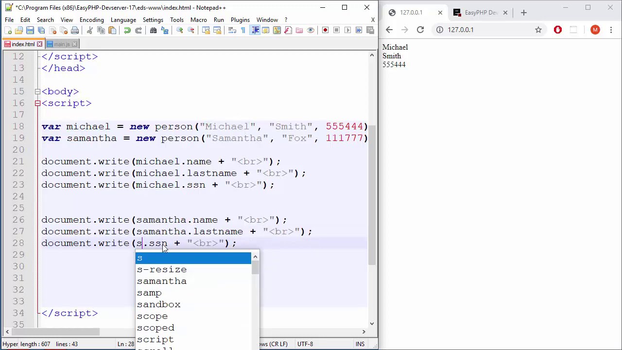 JavaScript Tutorial - 29 - Object Creation in JS