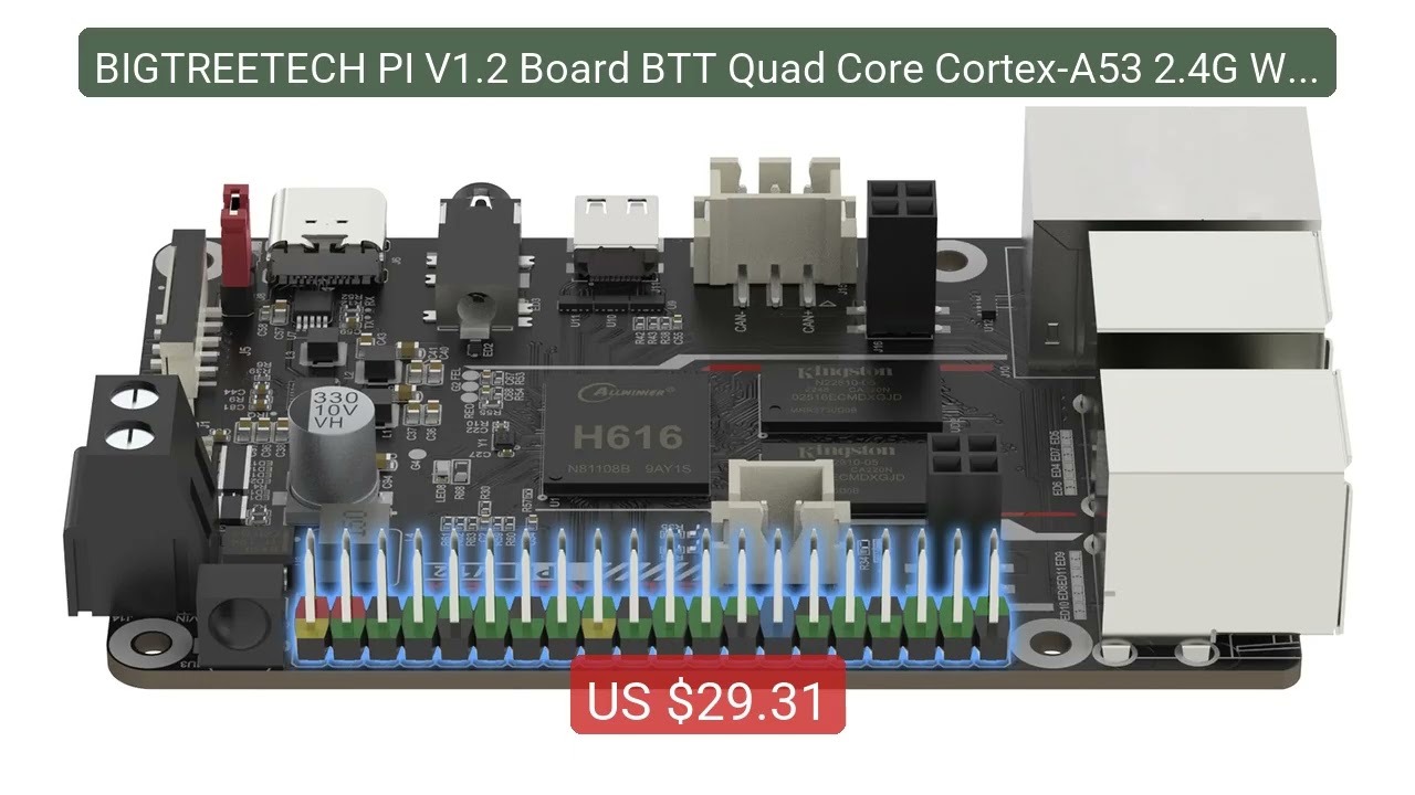 BIGTREETECH PI V1.2 Board BTT Quad Core Cortex-A53 2.4G WiFi ... — Amazing Value 2026 | Must Have!