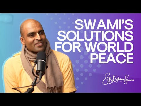 Swami’s Solutions for World Peace | S.B. Keshava Swami with @RadhikaDas | March 2025