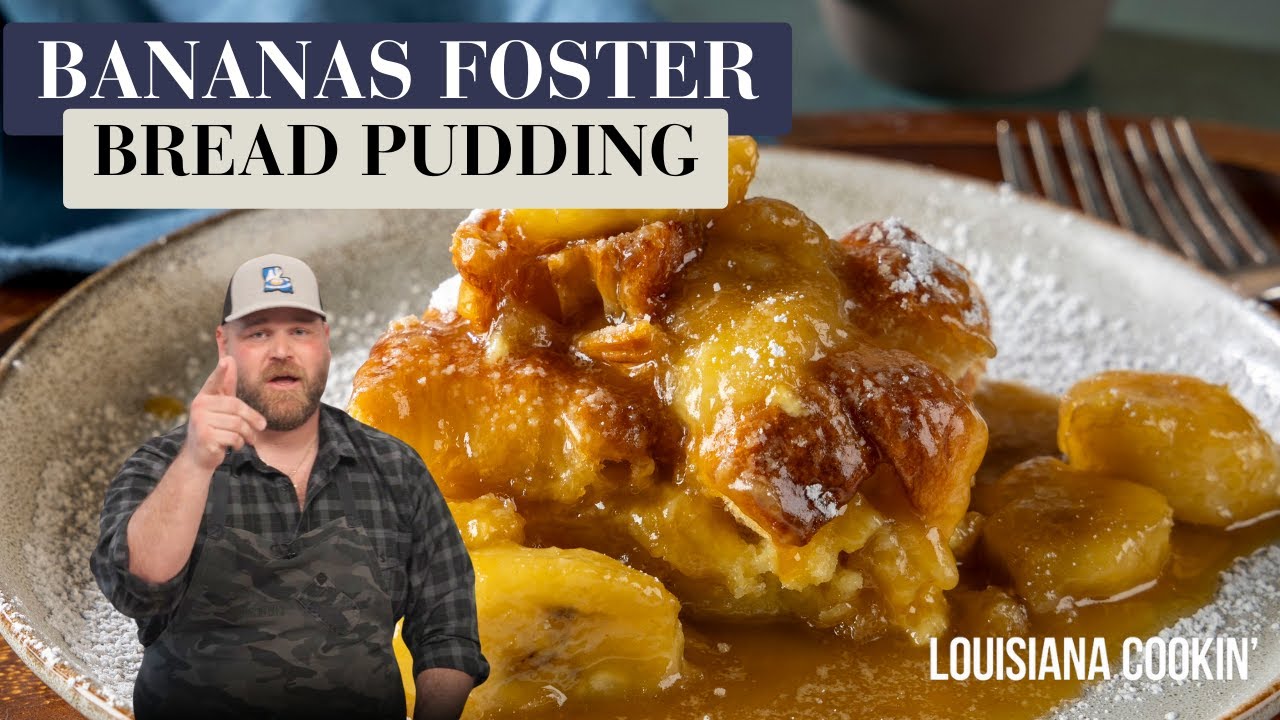 🔥Indulge in Decadence: Bananas Foster Bread Pudding🍌