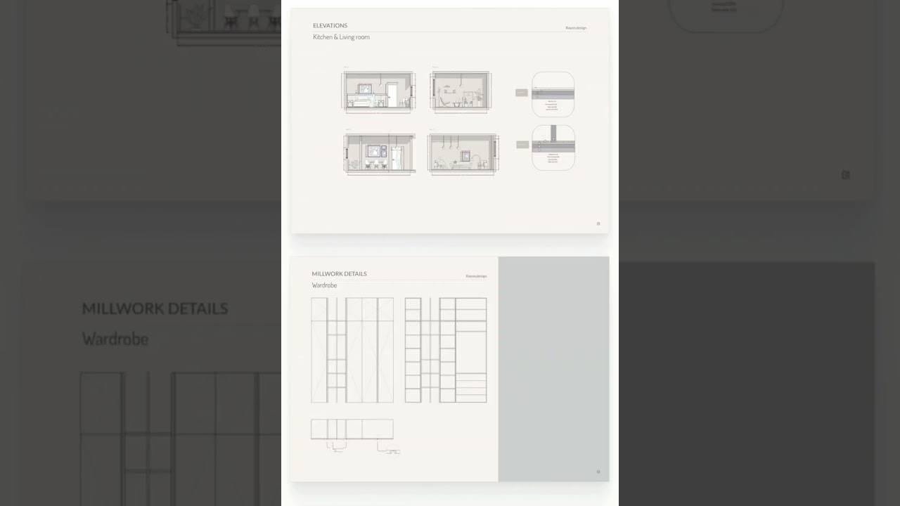 Interior Design Presentation - Full Template #archistudent