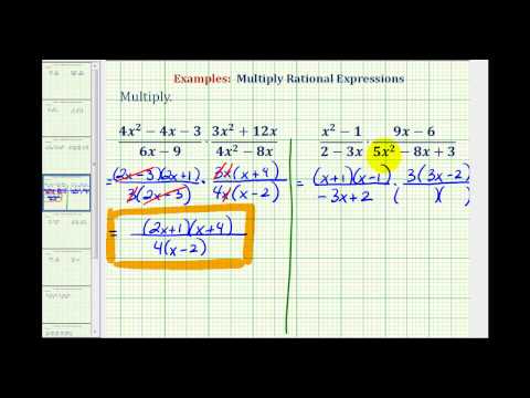 Ex 4: Multiply Rational Expressions | Math Help from Arithmetic through ...