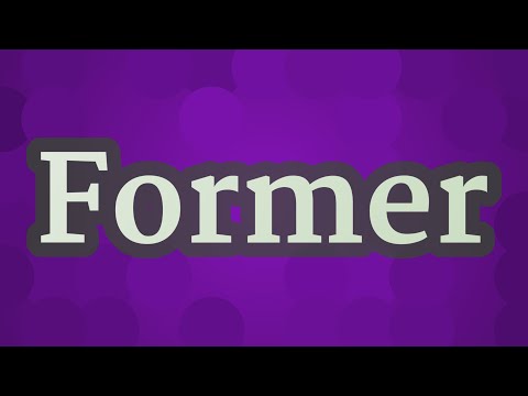 FORMER pronunciation • How to pronounce FORMER