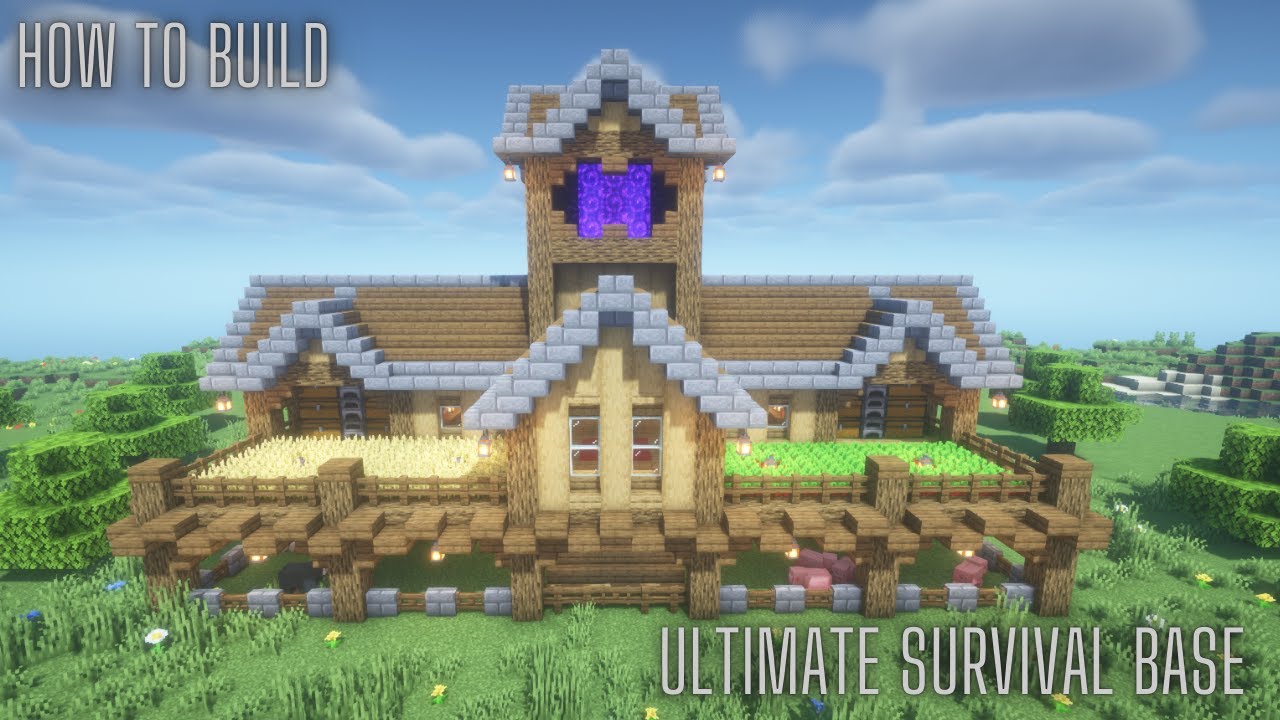 Minecraft: How To Build Ultimate Survival House - Minecraft Builders