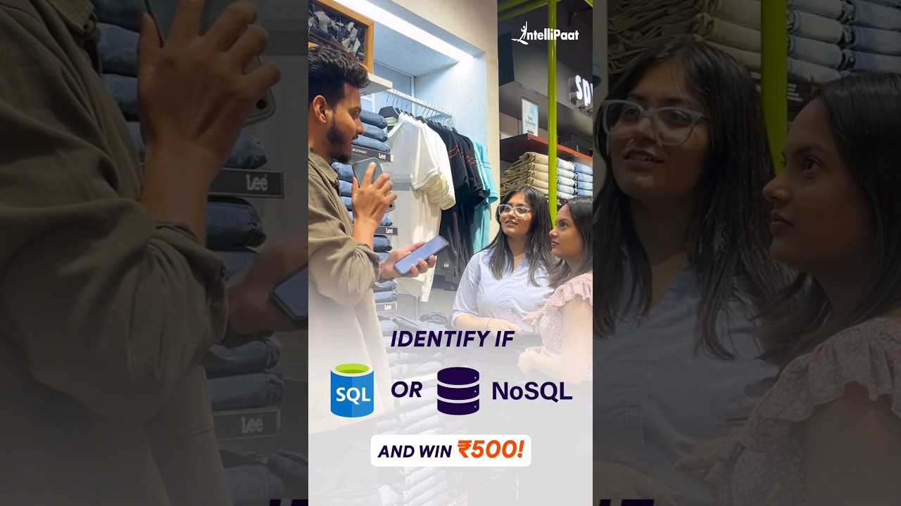 SQL vs NoSQL | Difference Between SQL And NoSQL Databases | Intellipaat #Shorts