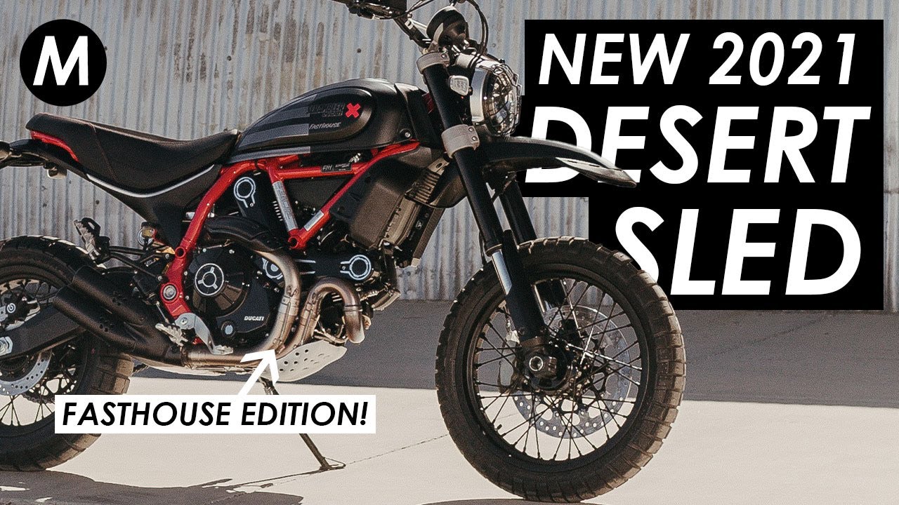 New 2021 Ducati Scrambler Desert Sled Fasthouse Edition Announced!