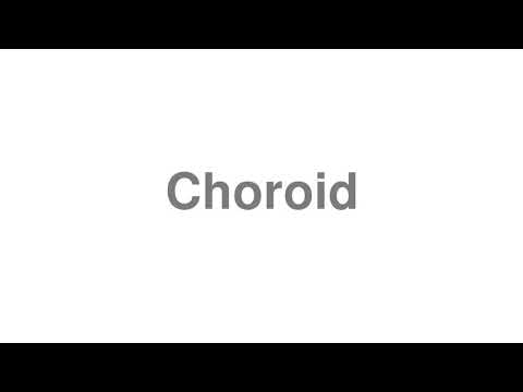 How to Pronounce "Choroid"
