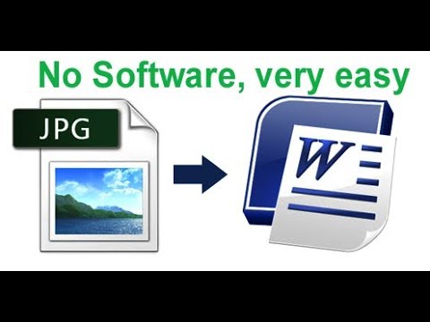 How to convert JPG to word convert-English Tutorial-JPEG to Word Convert