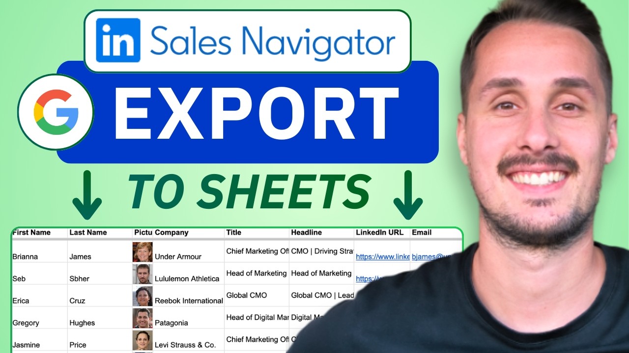 How to Export Leads from LinkedIn Sales Navigator to Google Sheets (in 2026)