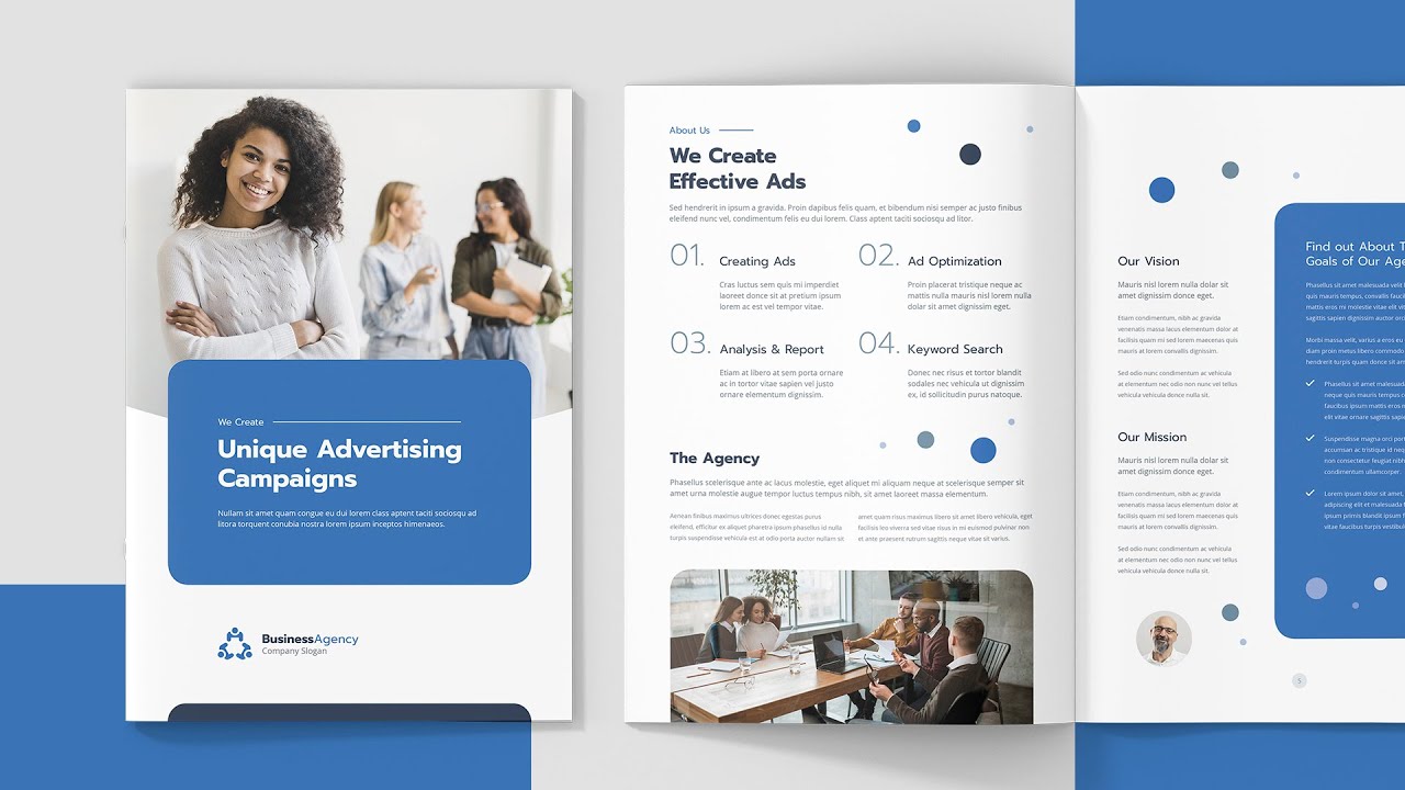 Business Agency - Company Profile Print Template Download