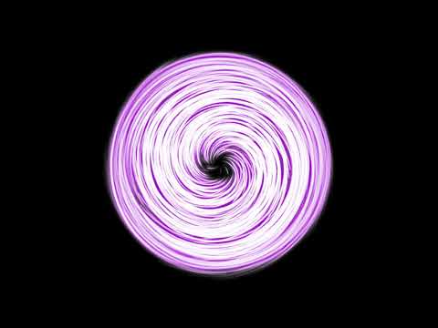 neon light circle rotating transparent background videos