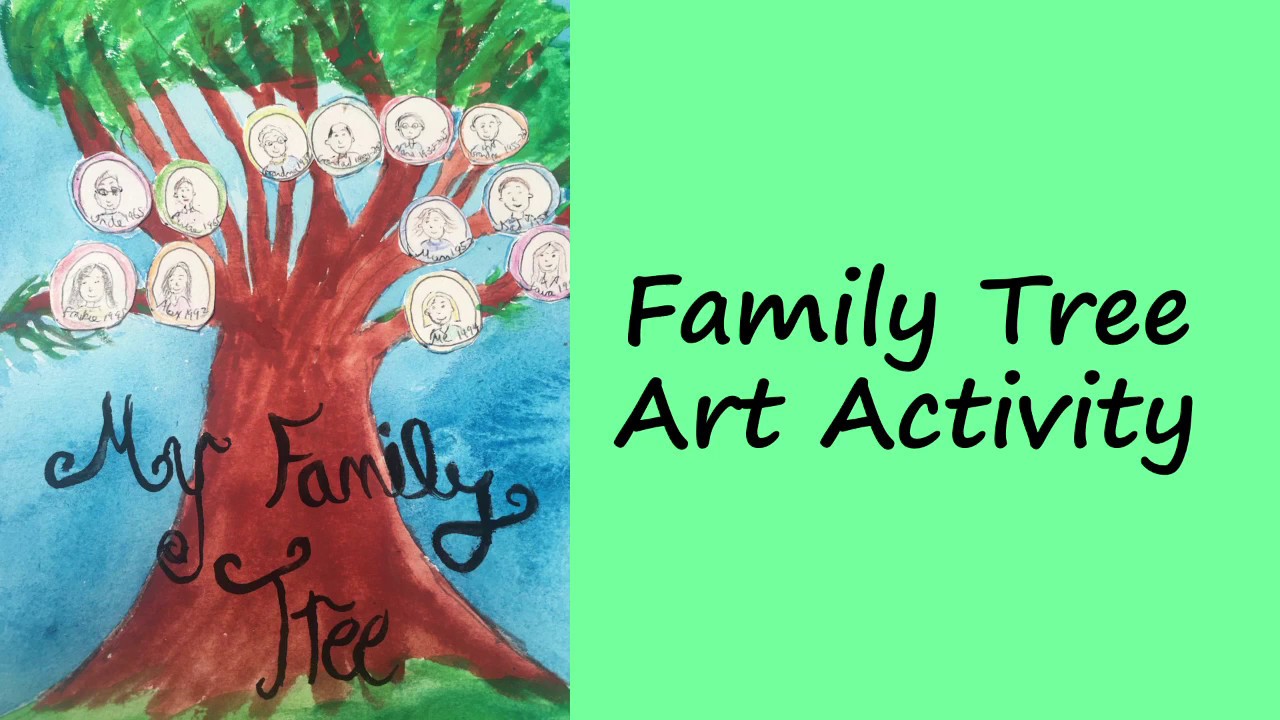 Family Tree Art Activity Video