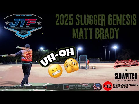 2025 Slugger Slowpitch Matt Brady Genesis | USSSA Slowpitch Bat Review
