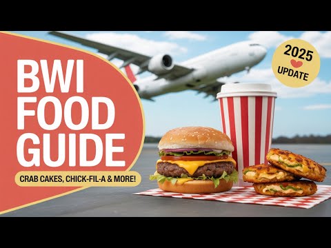 BWI Airport Food Guide 🍔 | Best Restaurants at Baltimore Washington International for Travelers