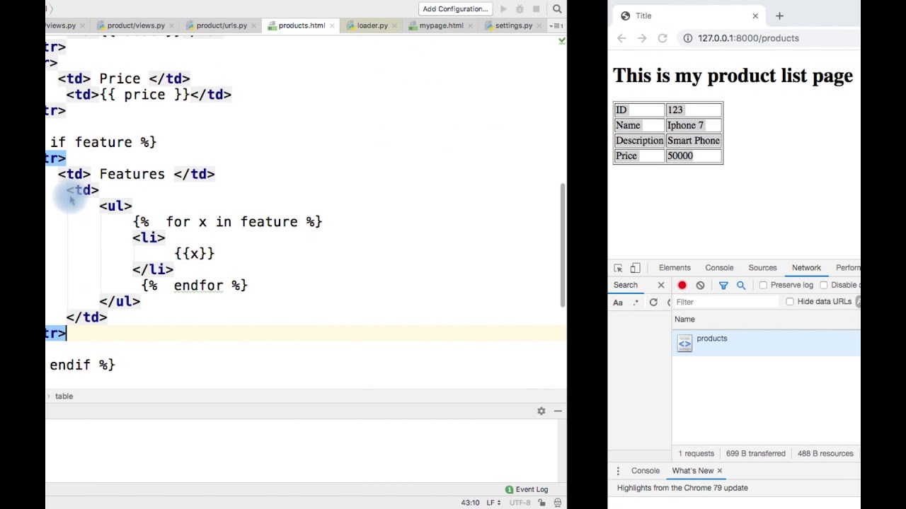 Python Django Template Tag - If Else