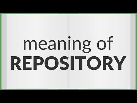 Repository | meaning of Repository