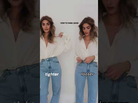 Jeans fit TIP ⭐️ #jeans #fashiontips #summerstyle #fashionhacks