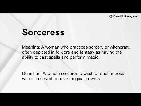 Sorceress Meaning