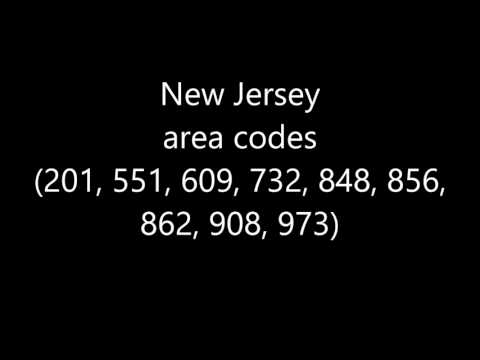 New Jersey area codes