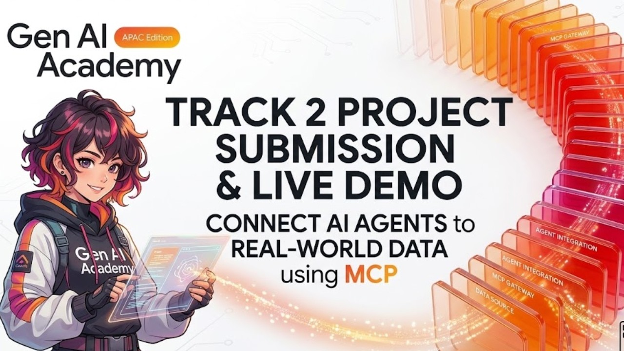 Connect AI Agents to Real-World Data using MCP | Track 2 Project Submission & Live Demo #genai
