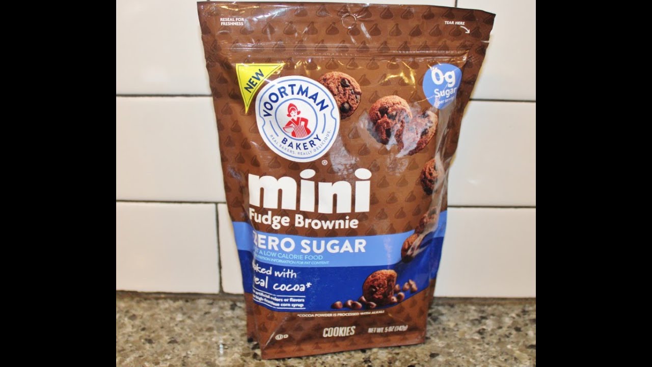 Voortman Bakery Zero Sugar Mini Fudge Brownie Cookies Review