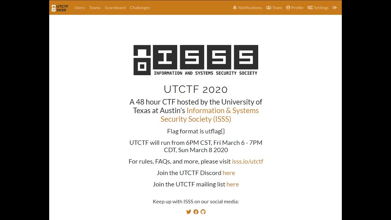 UTCTF 2020 Walkthrough/Writeup
