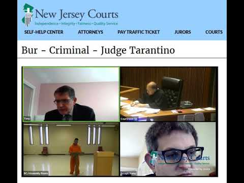 Judge Tarantino - detention hearings - Burlington County - New Jersey